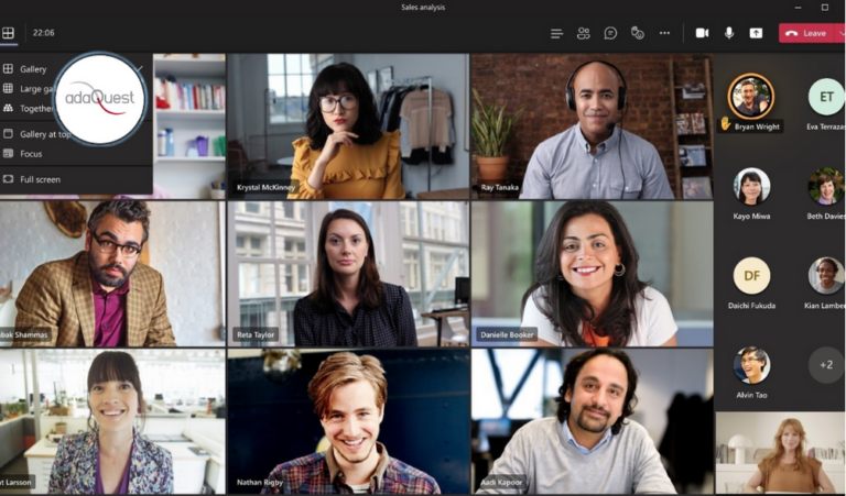 A new dedicated menu of view options in Teams Meetings - adaQuest